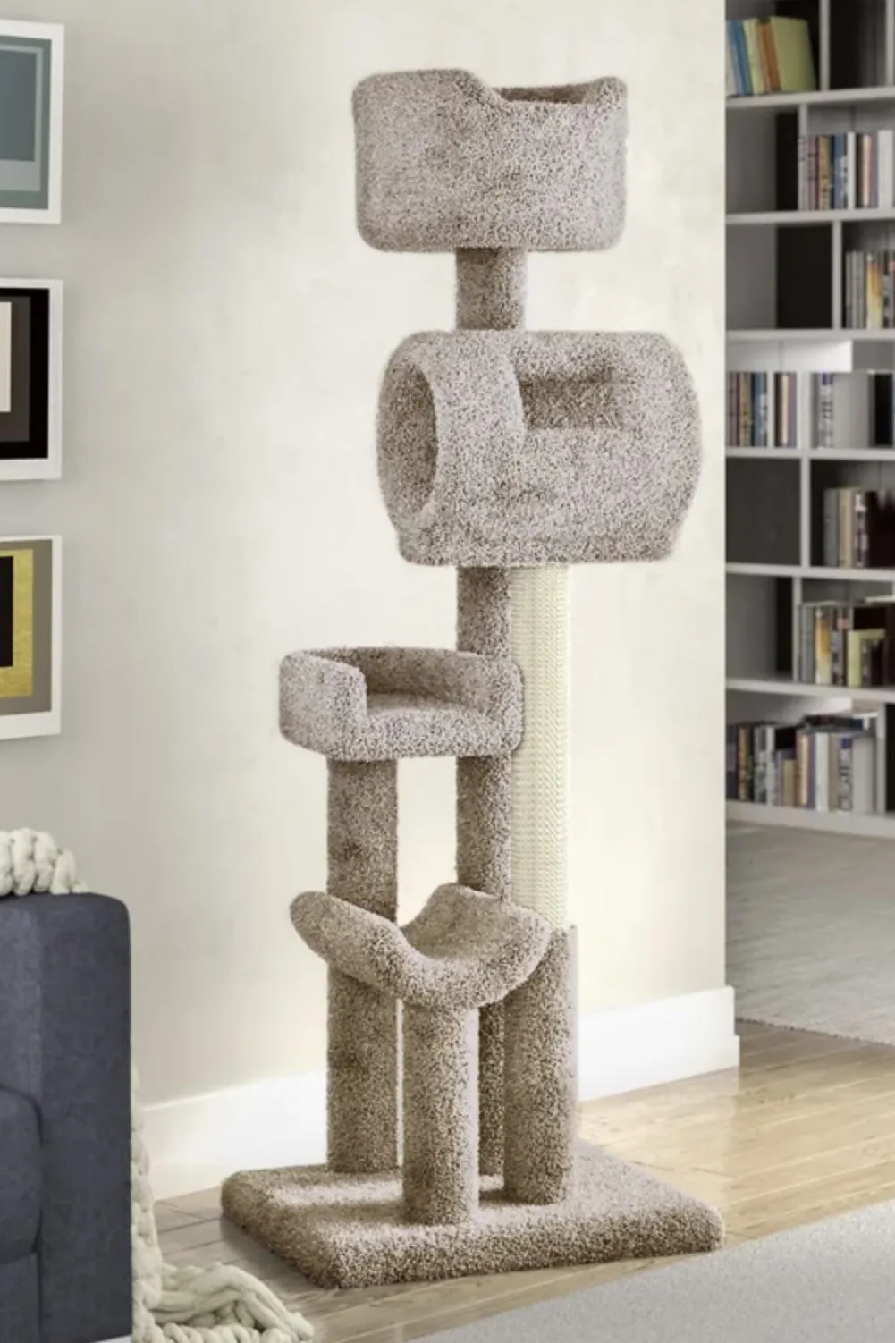 10 Sturdy Wooden Cat Trees for Large Cats - Whiskers Magoo