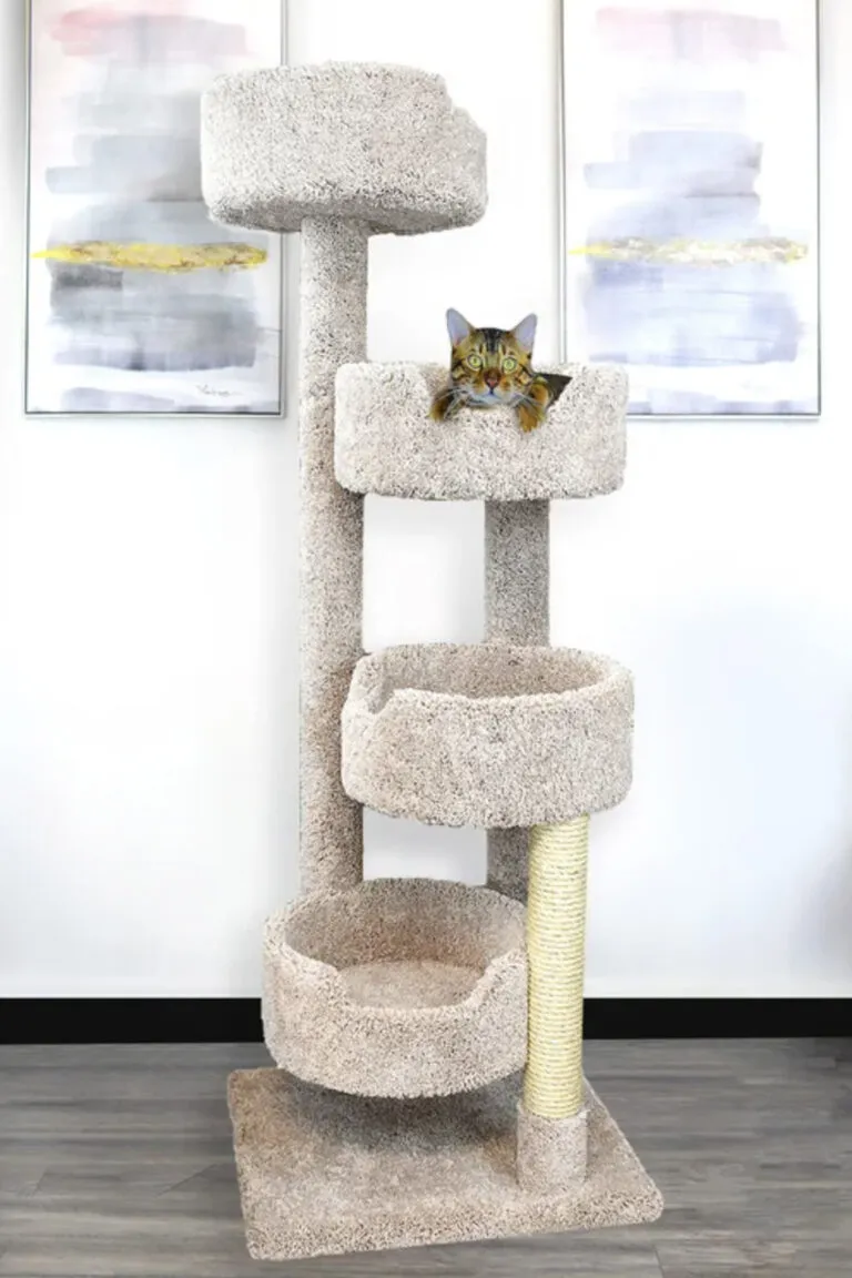 10 Sturdy Wooden Cat Trees for Large Cats - Whiskers Magoo